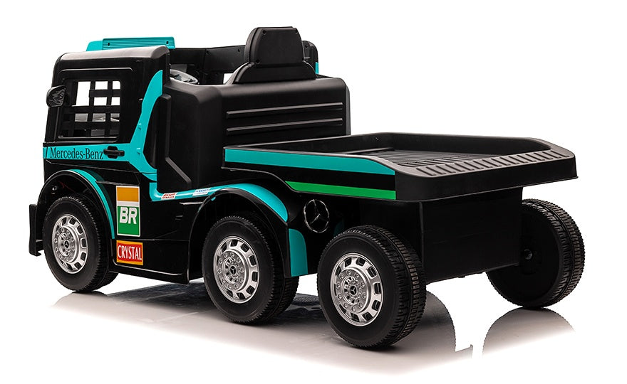 Mercedes Flat Bed Ride-on Tow Truck 24V – Kids Car Dealers